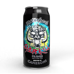 Motörhead Overkill Beer Can – Camerons Brewery Store