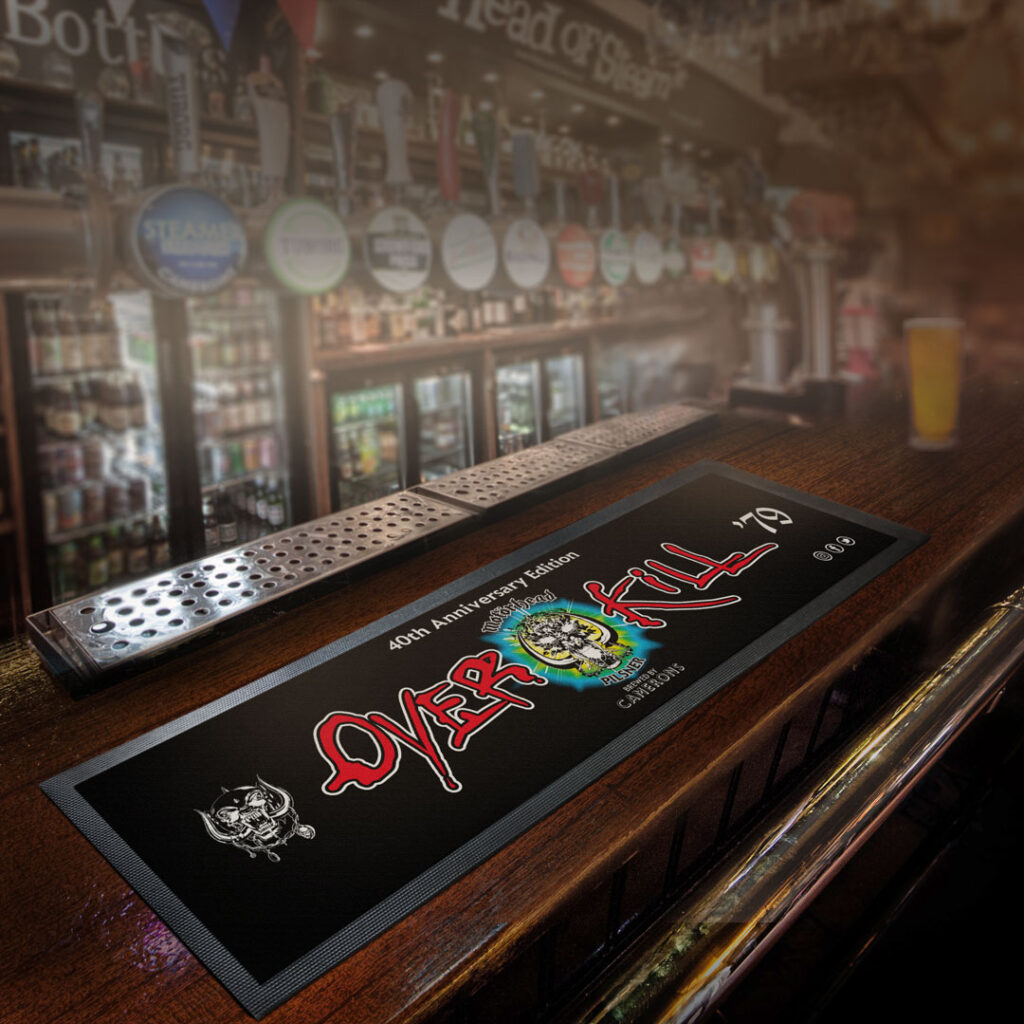 Motörhead Overkill Large Bar Runner – Camerons Brewery Store